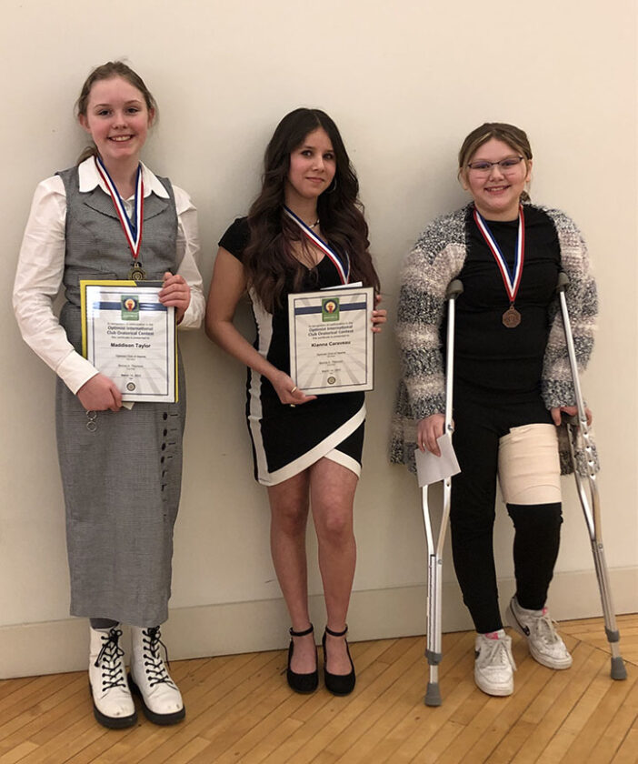 Maddison Taylor wins Optimist Club oratorical contest | News, Sports ...